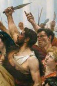 The Dramatic Funeral Procession of Julius Caesar